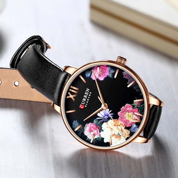 CURREN 9060 Ladies Flower Watches Price in Bangladesh - ShopZ BD