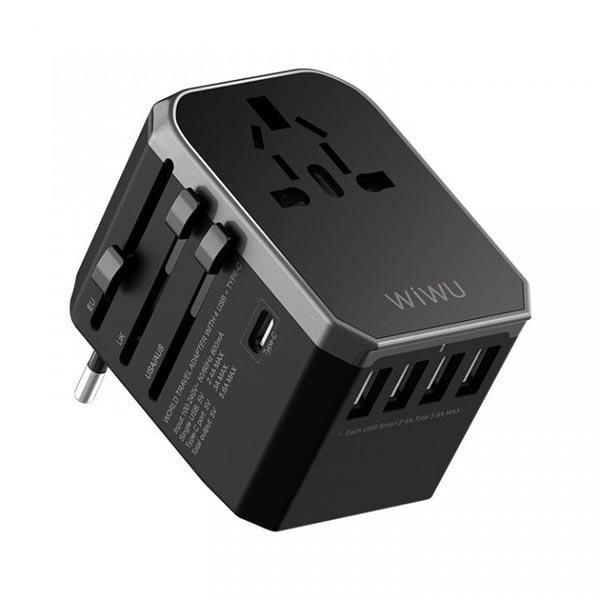 WiWU UA-304 Fast Charge 45W Universal Travel Charger Adapter Price in ...