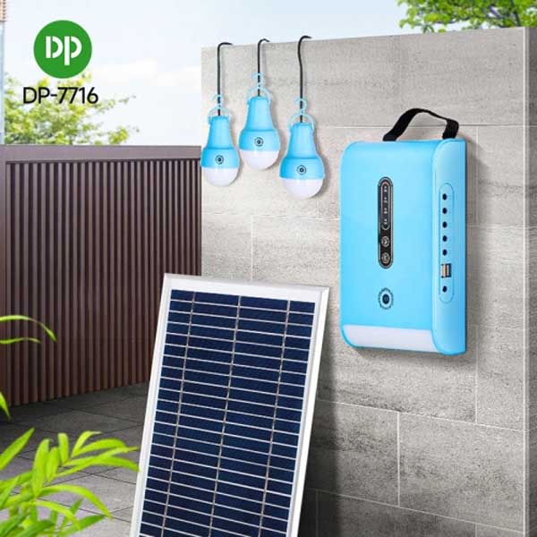 DP-7716 Portable Solar Home Lighting System with LED Bulbs Price in ...