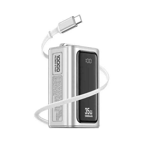 XUNDD XDPB-W007 PD35W 10000mAh Power Bank with Retractable Cable Price ...