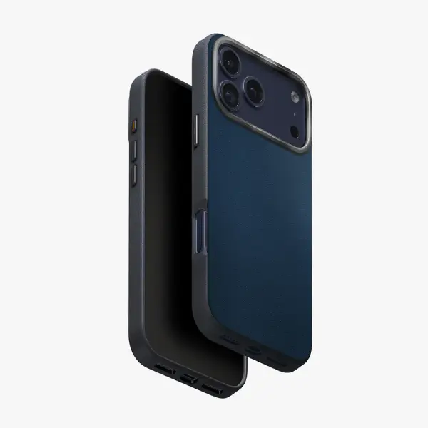 Uniq Lyden DS Dual-Tone Premium Leatherette Case for iPhone 17 Pro & 17 ...